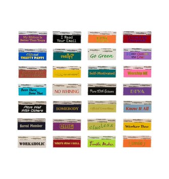 Original Fun Titles Ribbon Pack Stack-A-Ribbon® , 4" x 1-5/8 ...