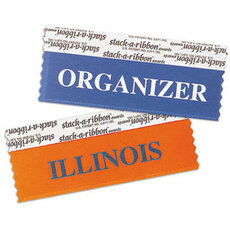 Horizontal Custom Ribbons - stack-a-ribbon® Awards - Badge Ribbons ...