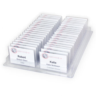 OneWay® Name Tag/Pouch Tray, Pack of 5 Trays - ONETRAY5 |pc/nametag™ Canada