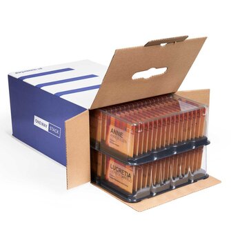 OneWay® Stack Name Tag Organizer, Pack of 2 Cases - ONEWAYST2 |pc ...