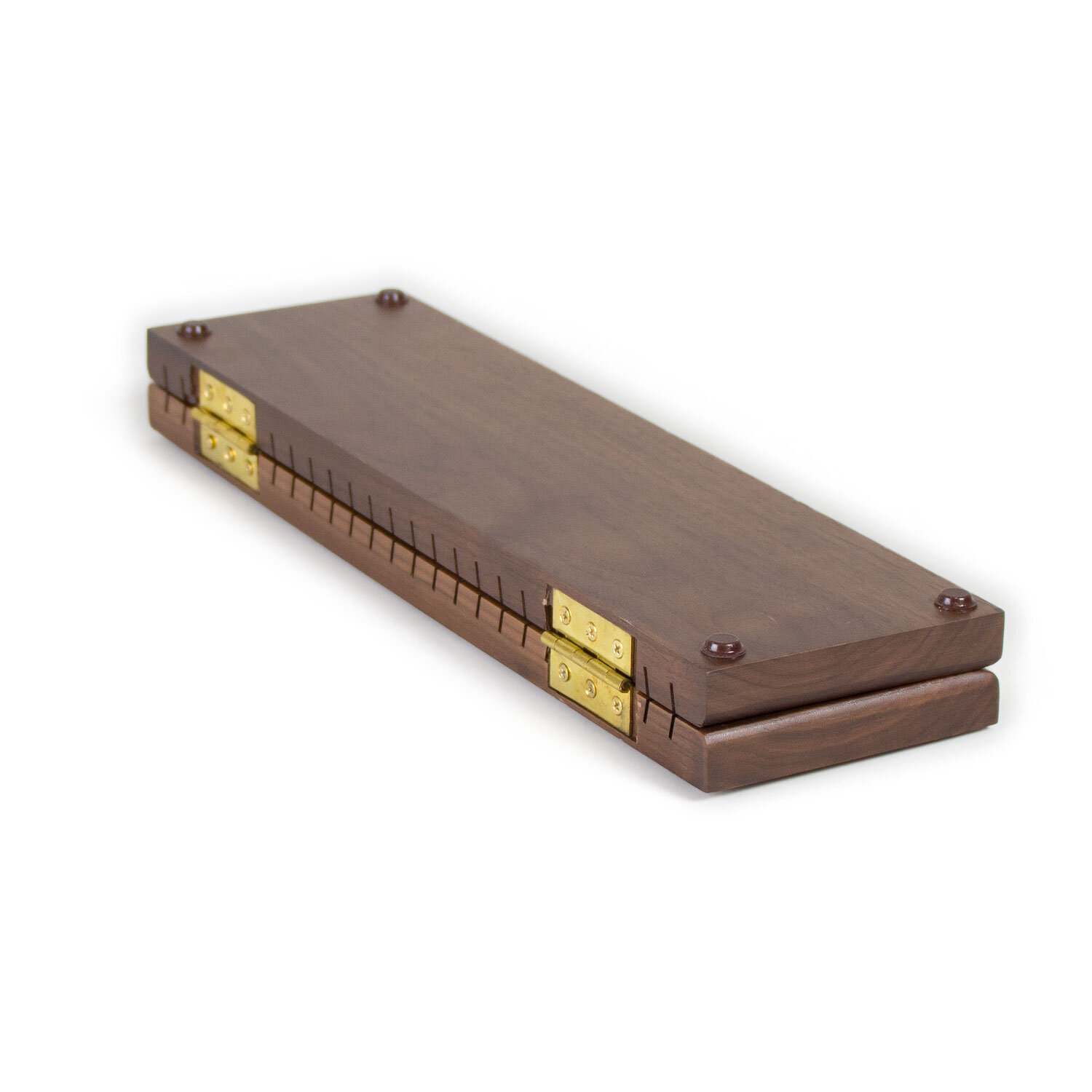 Side Folding Wooden Name Tag Organizer, Teak Finish - OWOOD4F |pc ...