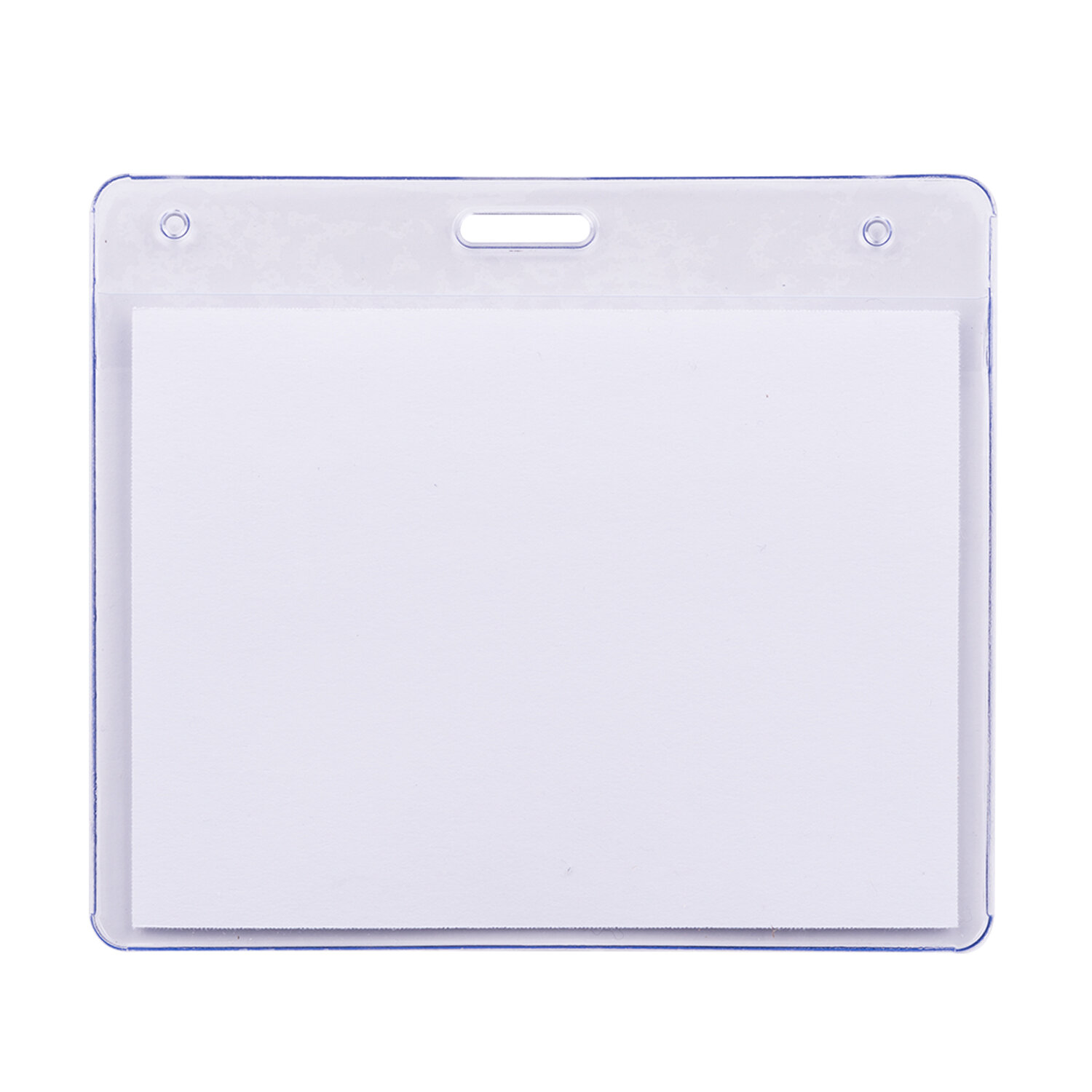 EZ Stuff® Horizontal Vinyl Name Tag Holder, Slot, 4" x 3", HZNLG |pc ...