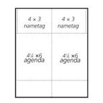 Free Name Tag Paper Insert Templates | pc/nametag