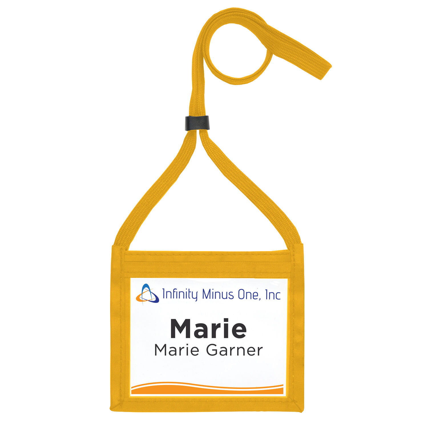 Triple Play Max Customized Name Tag Pouch - Credential Nylon ...